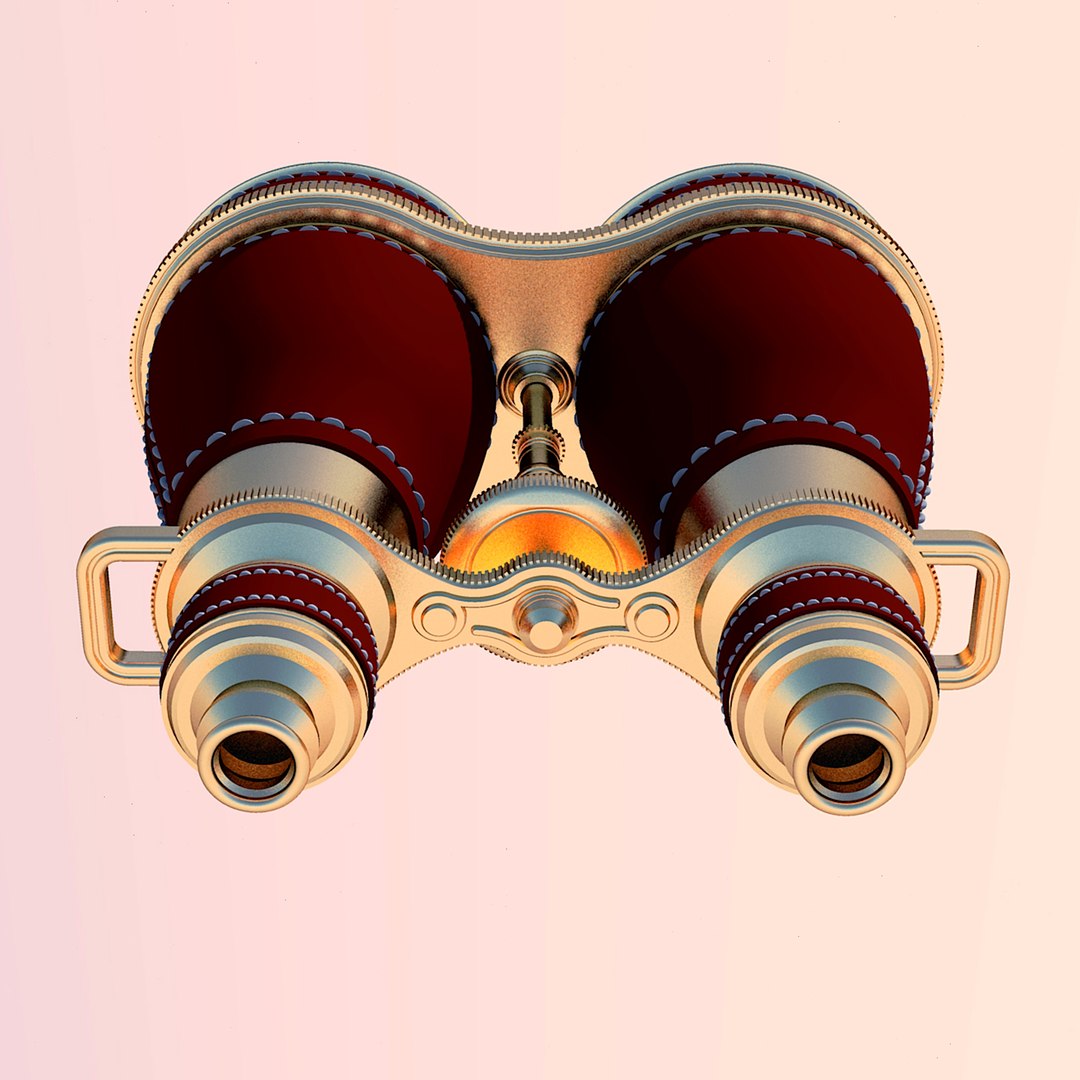 Binoculars Cosplay 3d Print - Leather And Gold 3D - TurboSquid 1879784