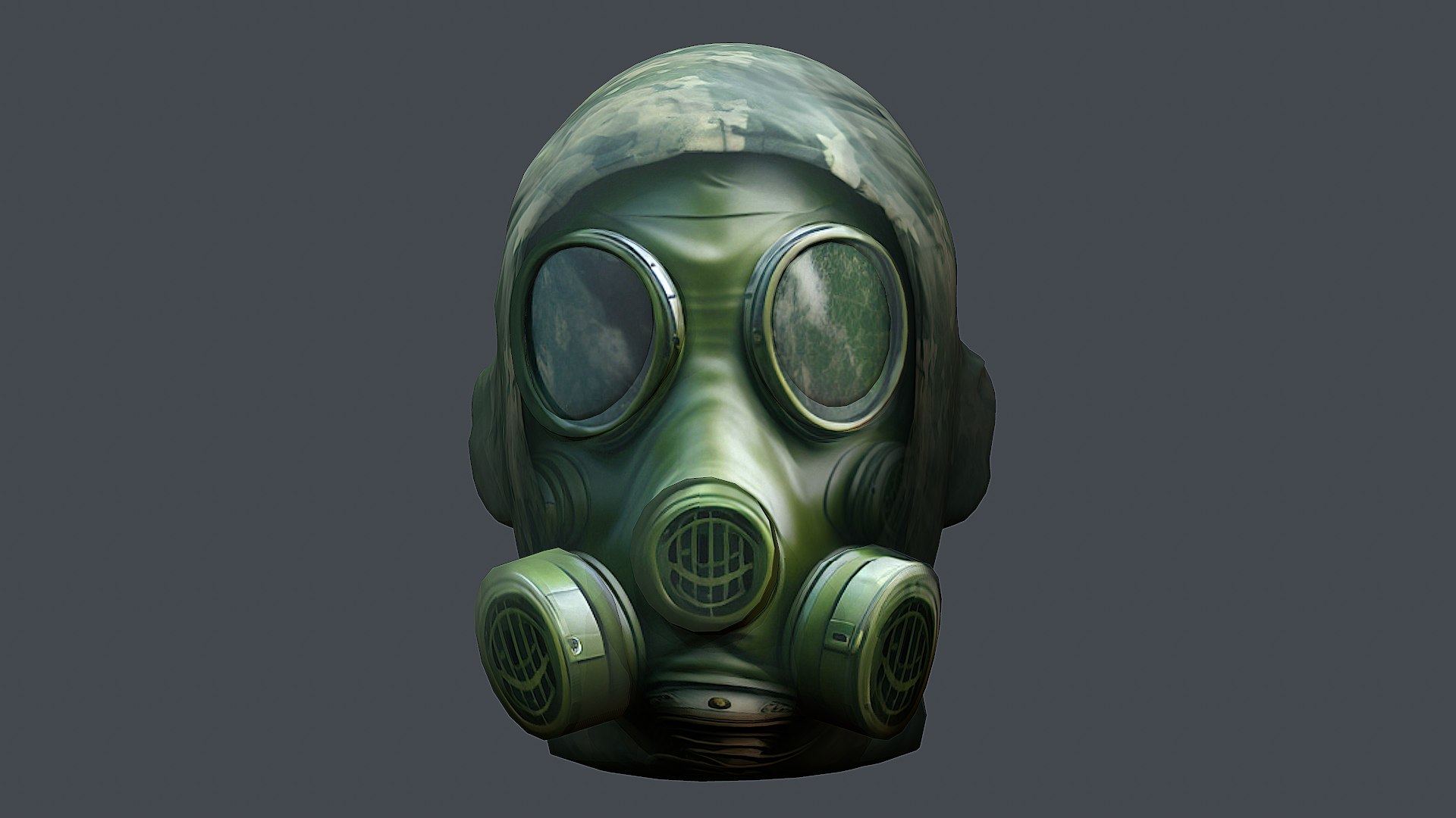3D Gas Mask Helmet Military Combat Soldier Armor Scifi Fantasy 3D Model ...