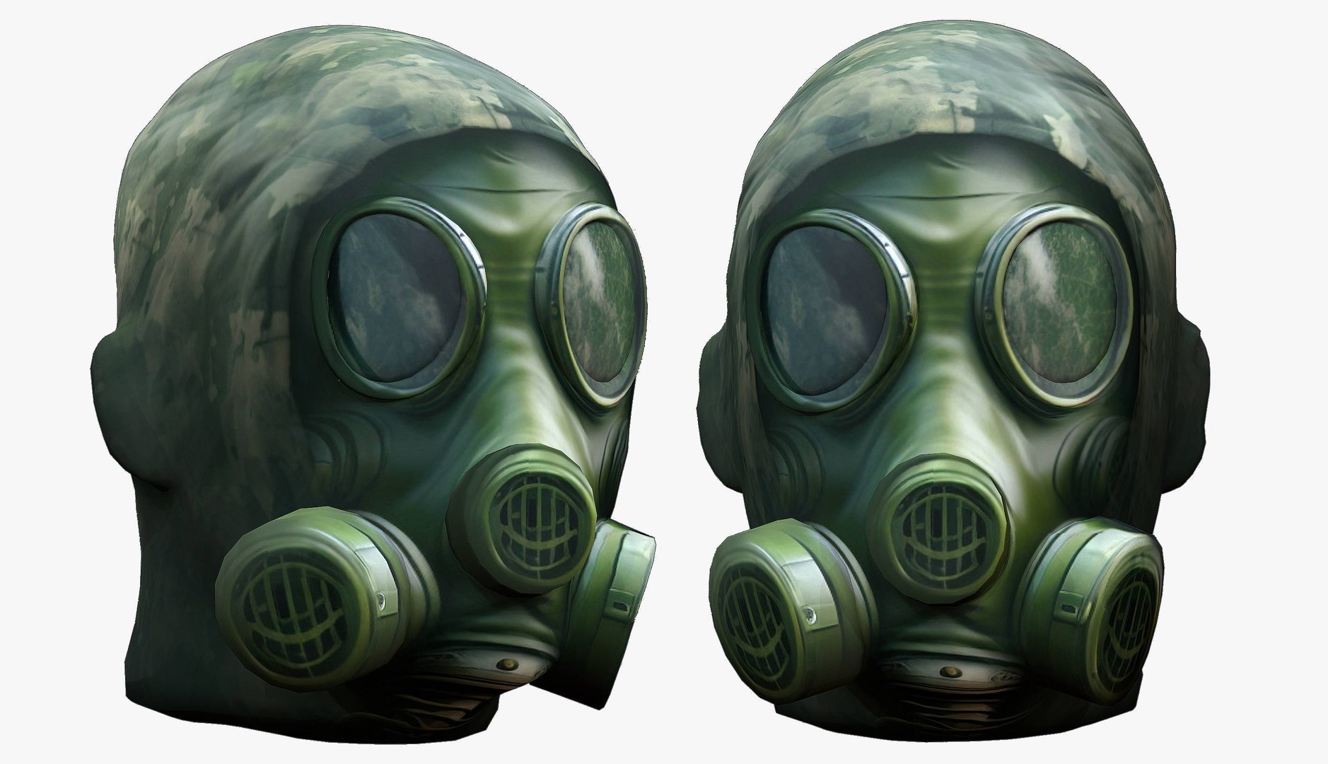 3D Gas Mask Helmet Military Combat Soldier Armor Scifi Fantasy 3D Model ...