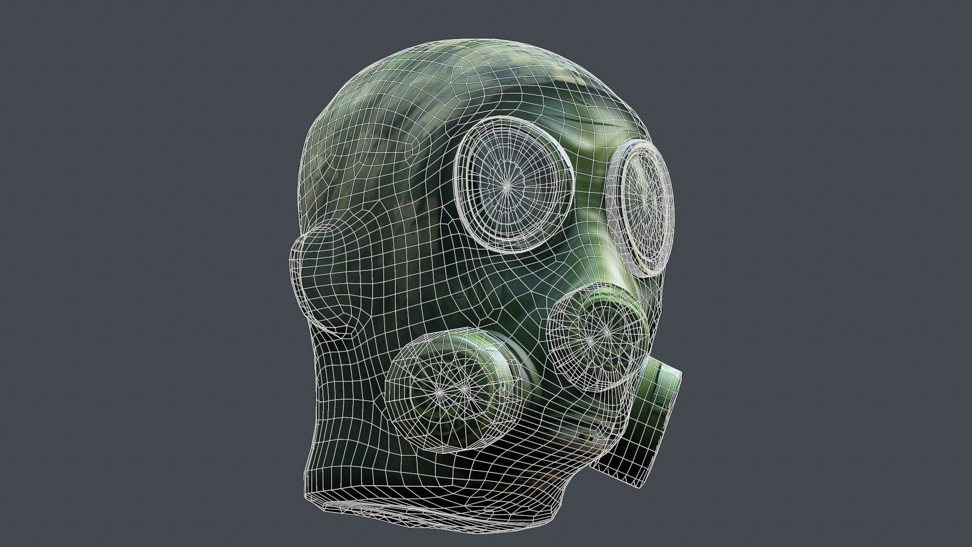 3D Gas Mask Helmet Military Combat Soldier Armor Scifi Fantasy 3D Model ...