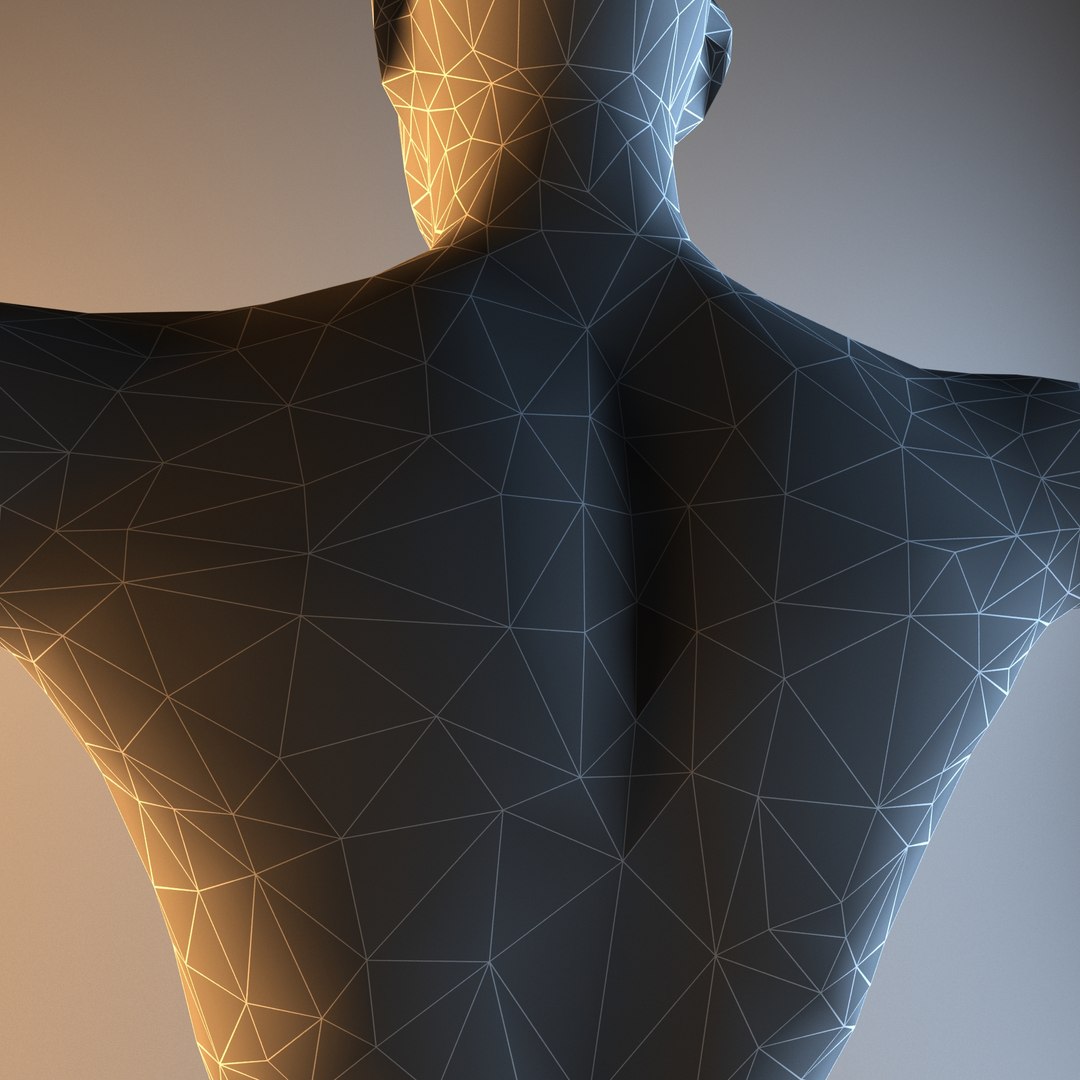 Realistic Muscular Male 3D - TurboSquid 1711108