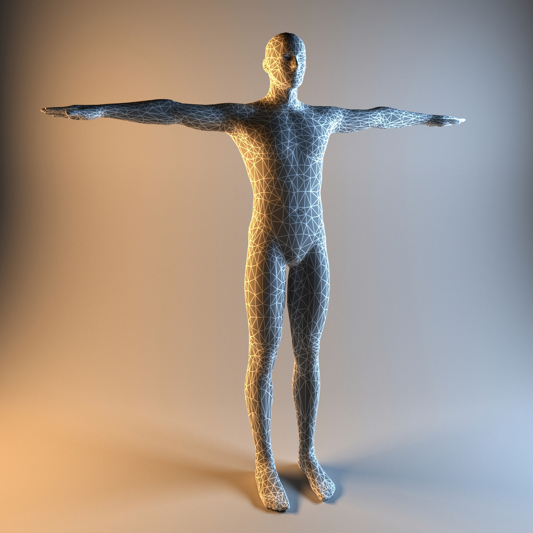 Realistic muscular male 3D - TurboSquid 1711108