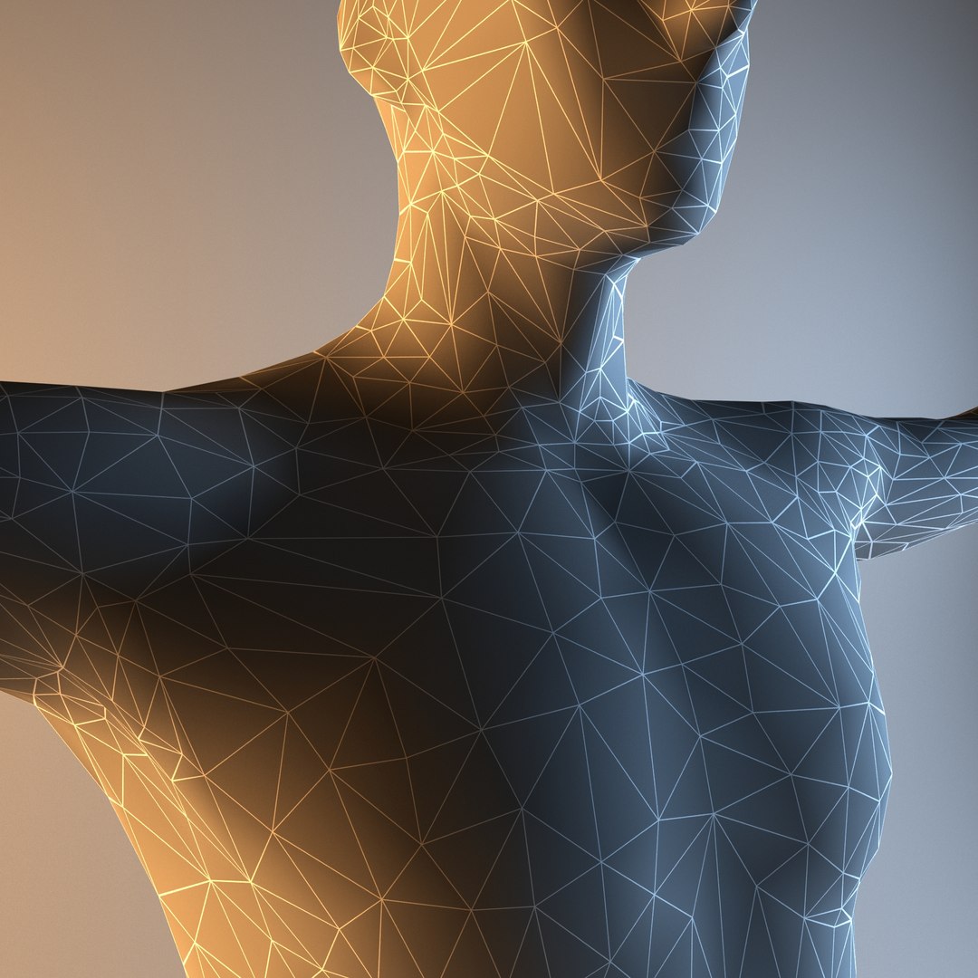 Realistic Muscular Male 3D - TurboSquid 1711108