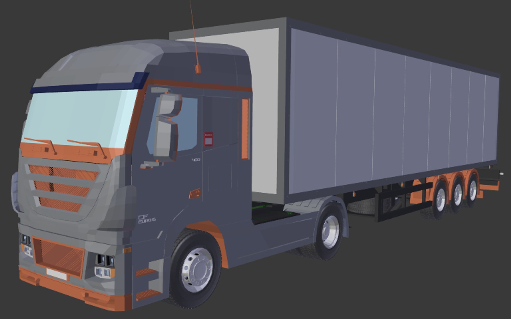Refrigerator Truck 3D Model - TurboSquid 1381859