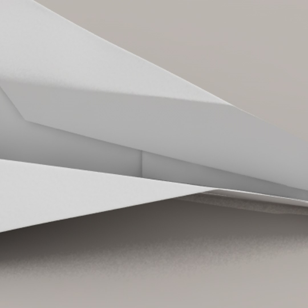 Paper Plane 3d Model