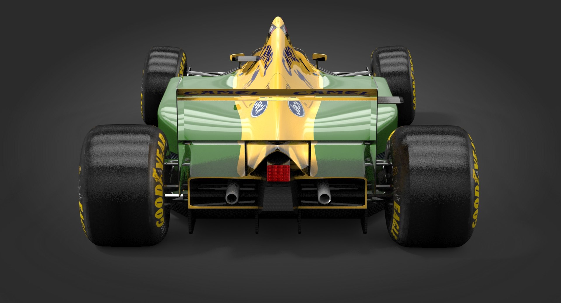 3d Model Benetton B193