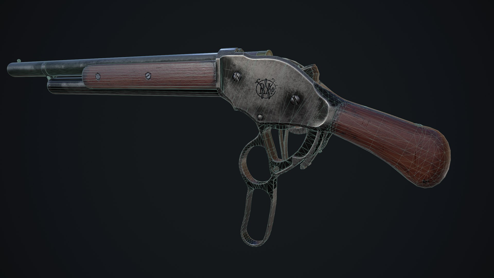 Winchester M1887 3D Model - TurboSquid 1227821