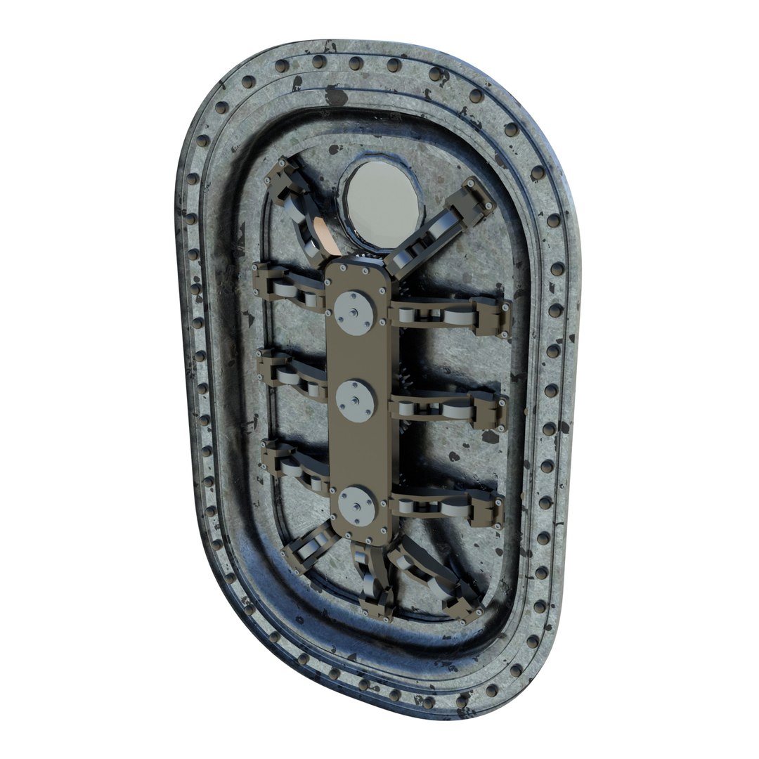 Submarine Lock Door 3D Model - TurboSquid 2317956