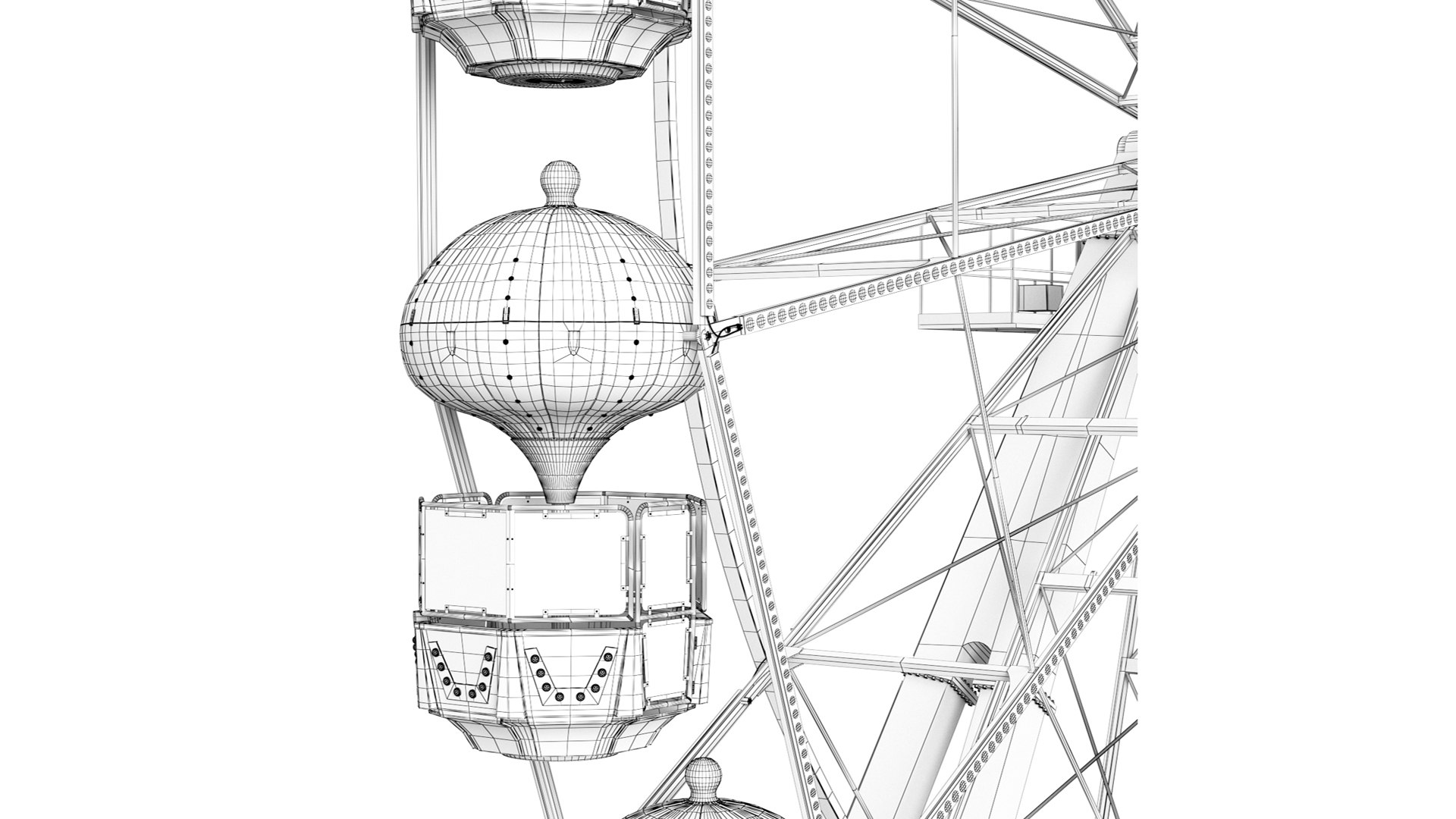 Ferris Wheel Kissimmee Old Town 3d Model Turbosquid 2202247