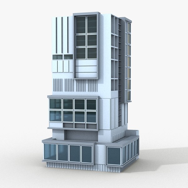 modelo 3d Edificio del Futuro 028 - TurboSquid 2293618