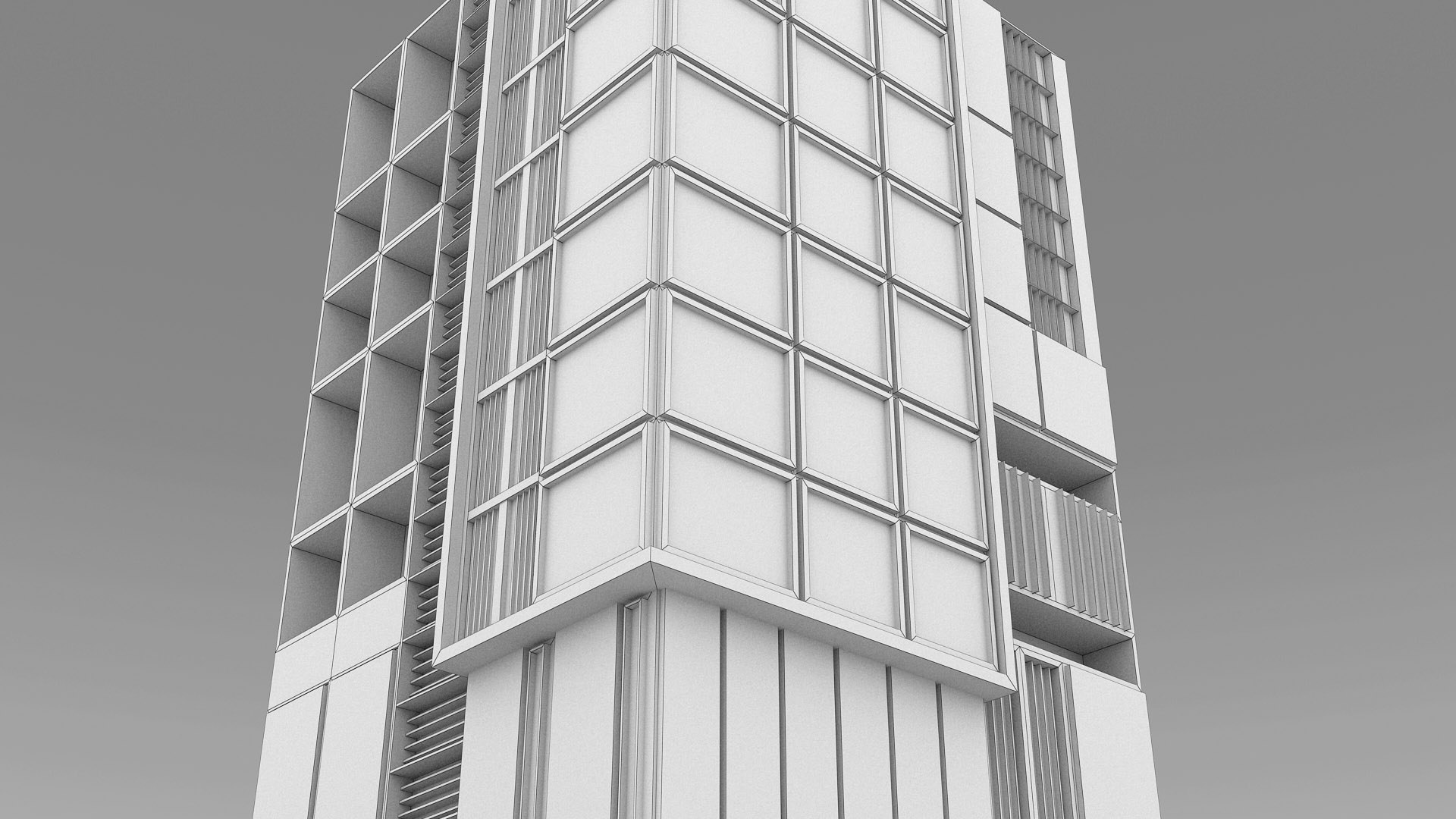 3D Future Building 028 Model - TurboSquid 2293618