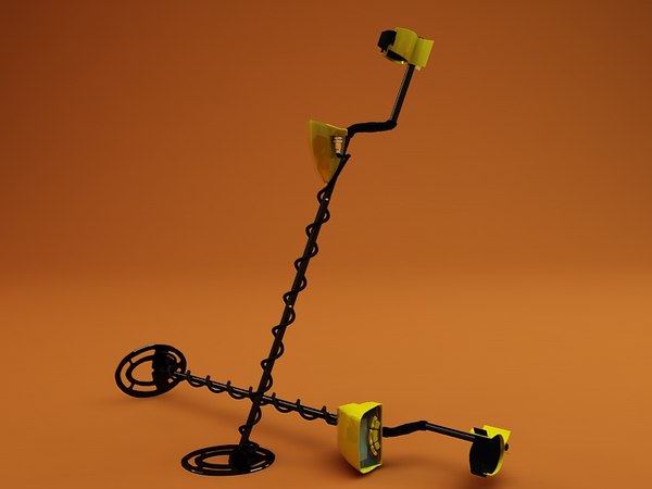 metal detector 3d model
