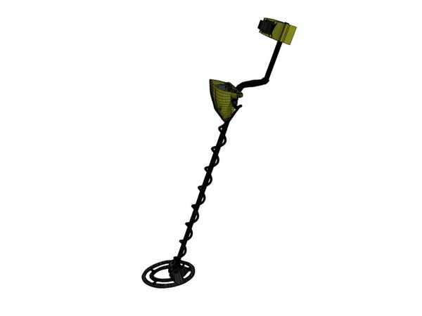 metal detector 3d model