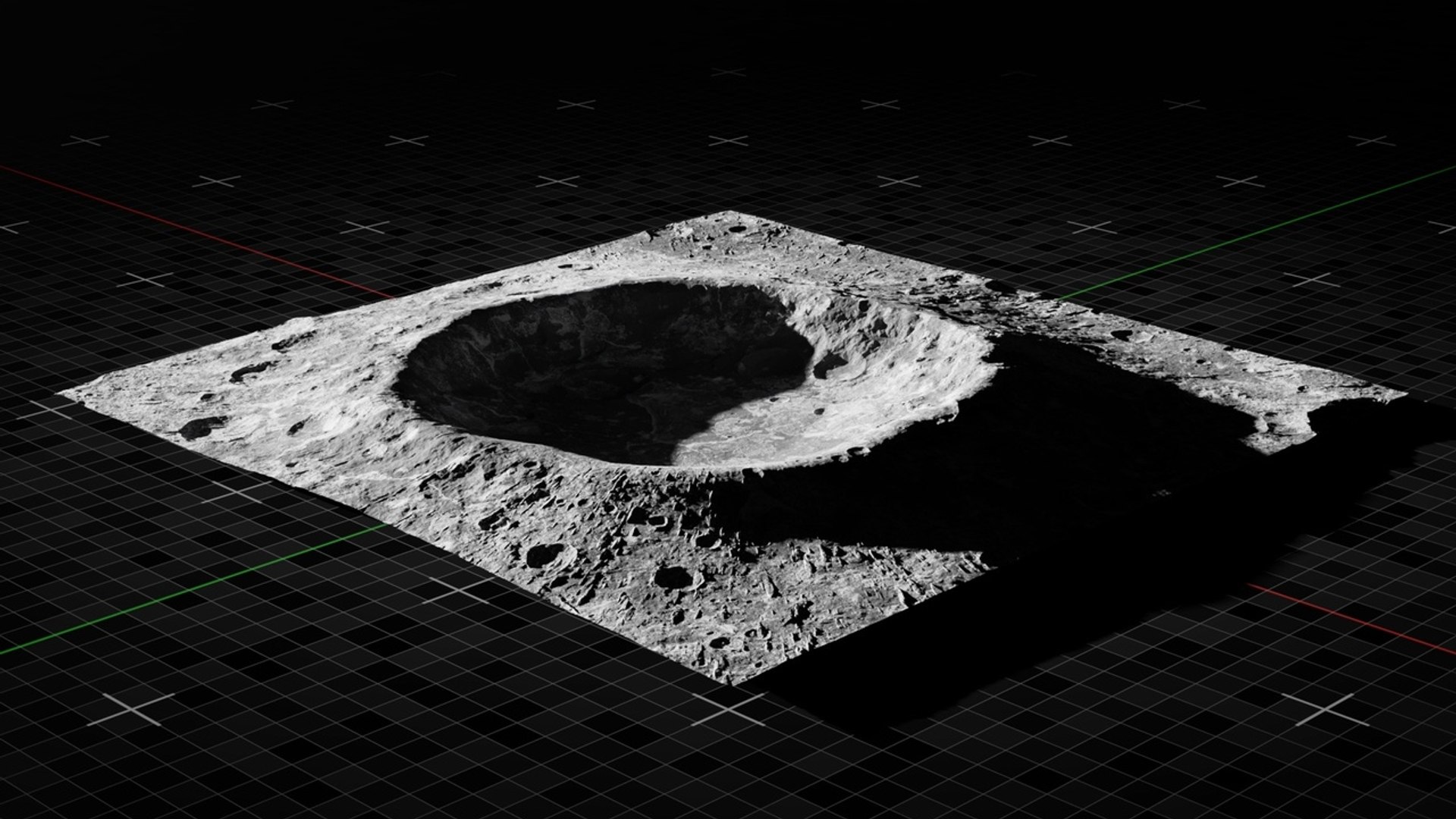 Moon Terrain Pack 3D Model - TurboSquid 2385018