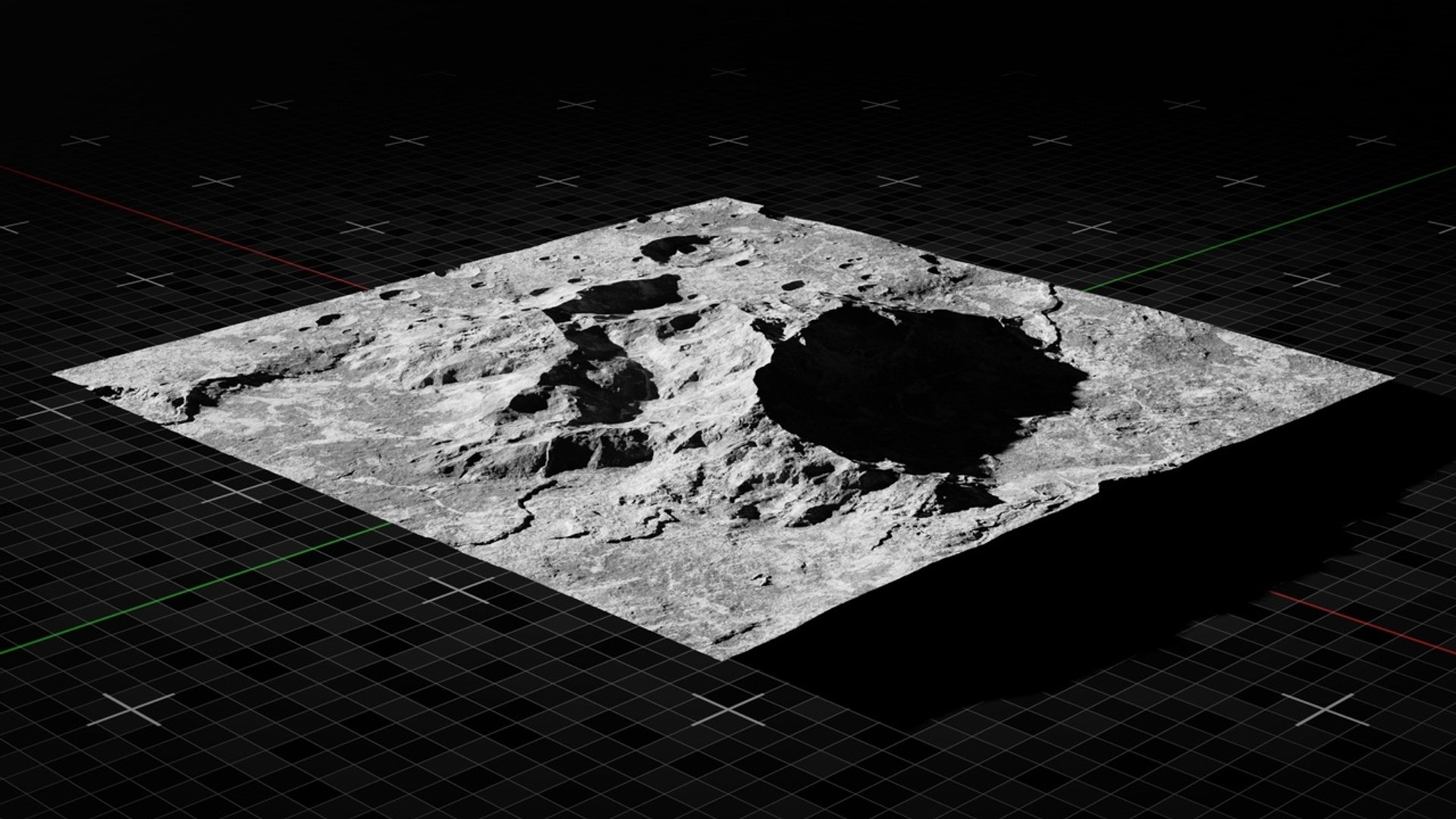Moon Terrain Pack 3D Model - TurboSquid 2385018