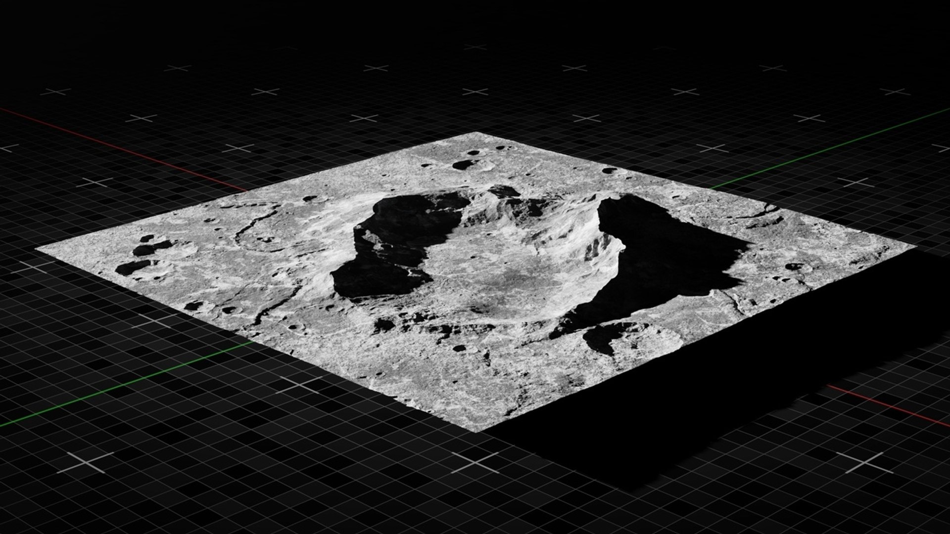 Moon Terrain Pack 3D Model - TurboSquid 2385018