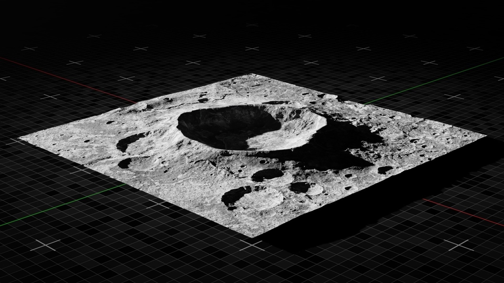 Moon Terrain Pack 3D Model - TurboSquid 2385018