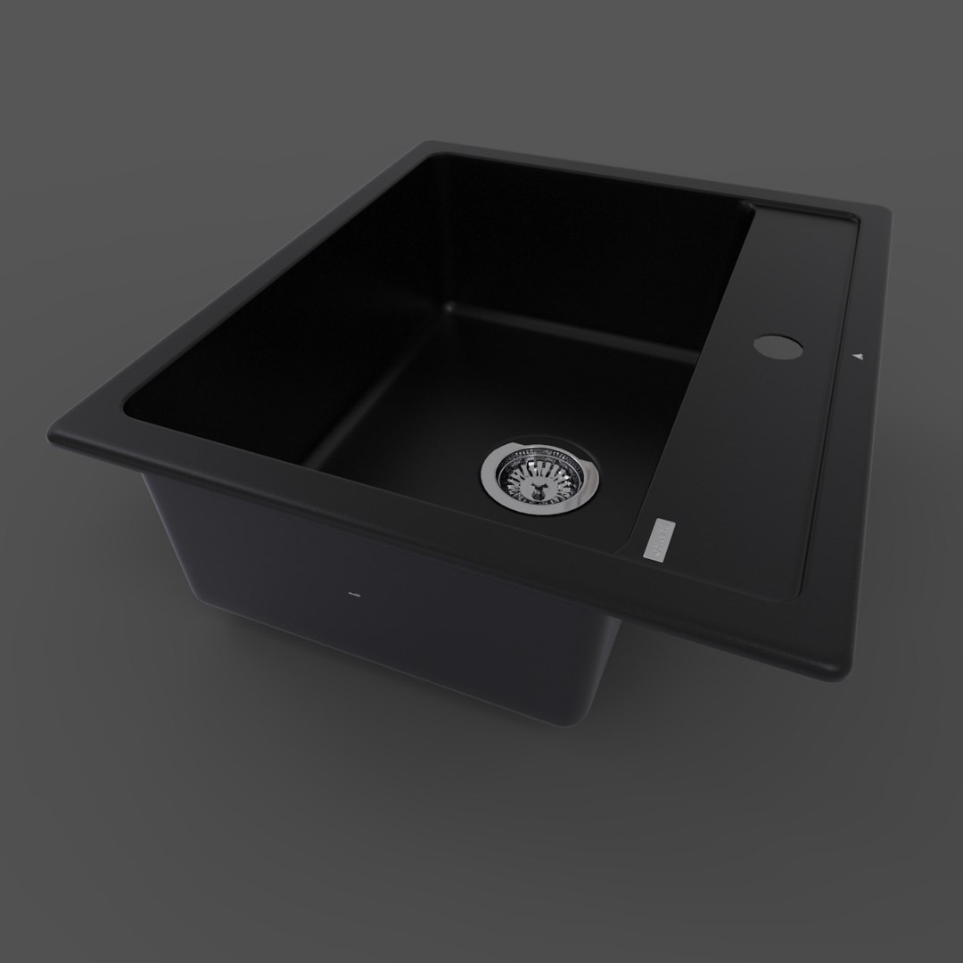 3D Sink Kitchen BLANCO Legra 6 Anthracite 523332 Model - TurboSquid 1745231