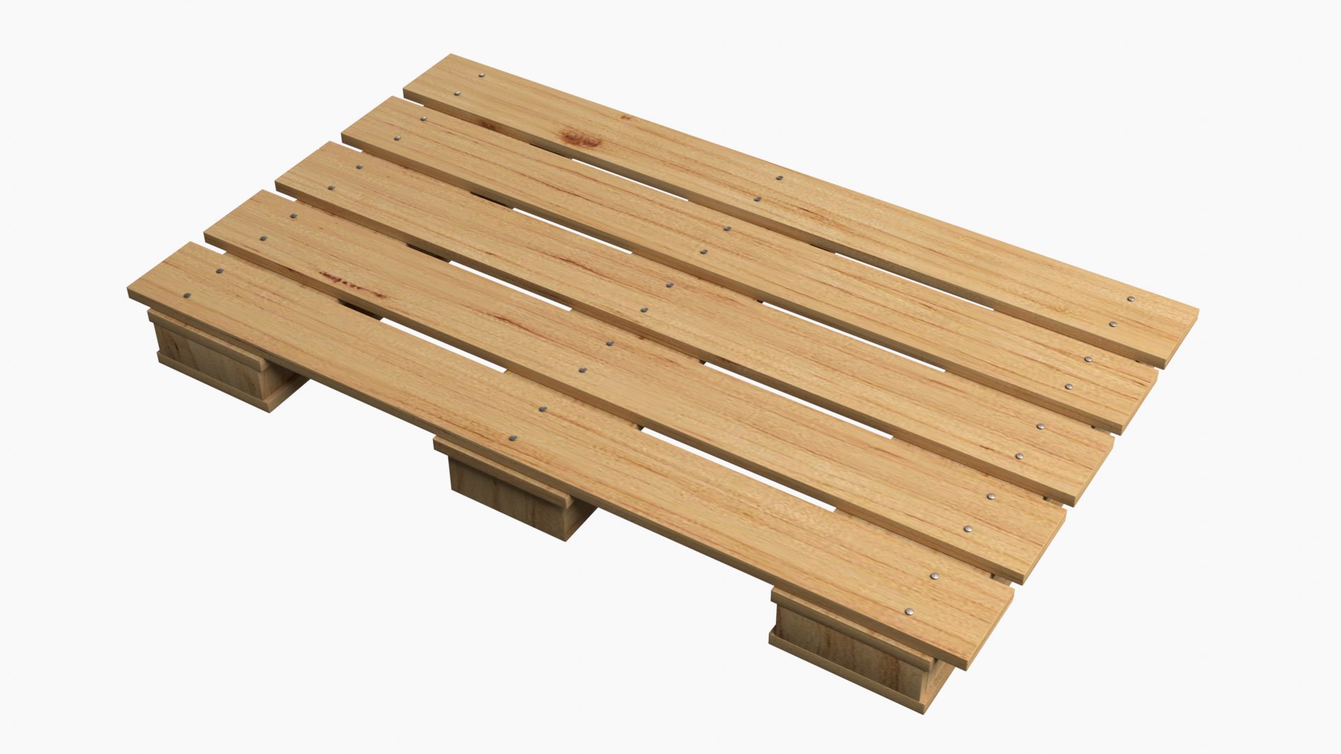 Industrial Wooden Pallet 3D - TurboSquid 2017192