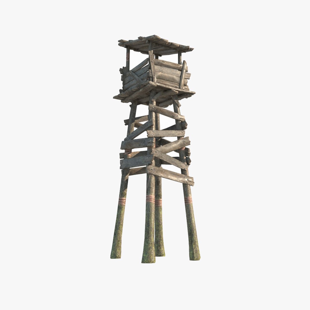 Ancient Watchtower in Asia 3D model - TurboSquid 2073540