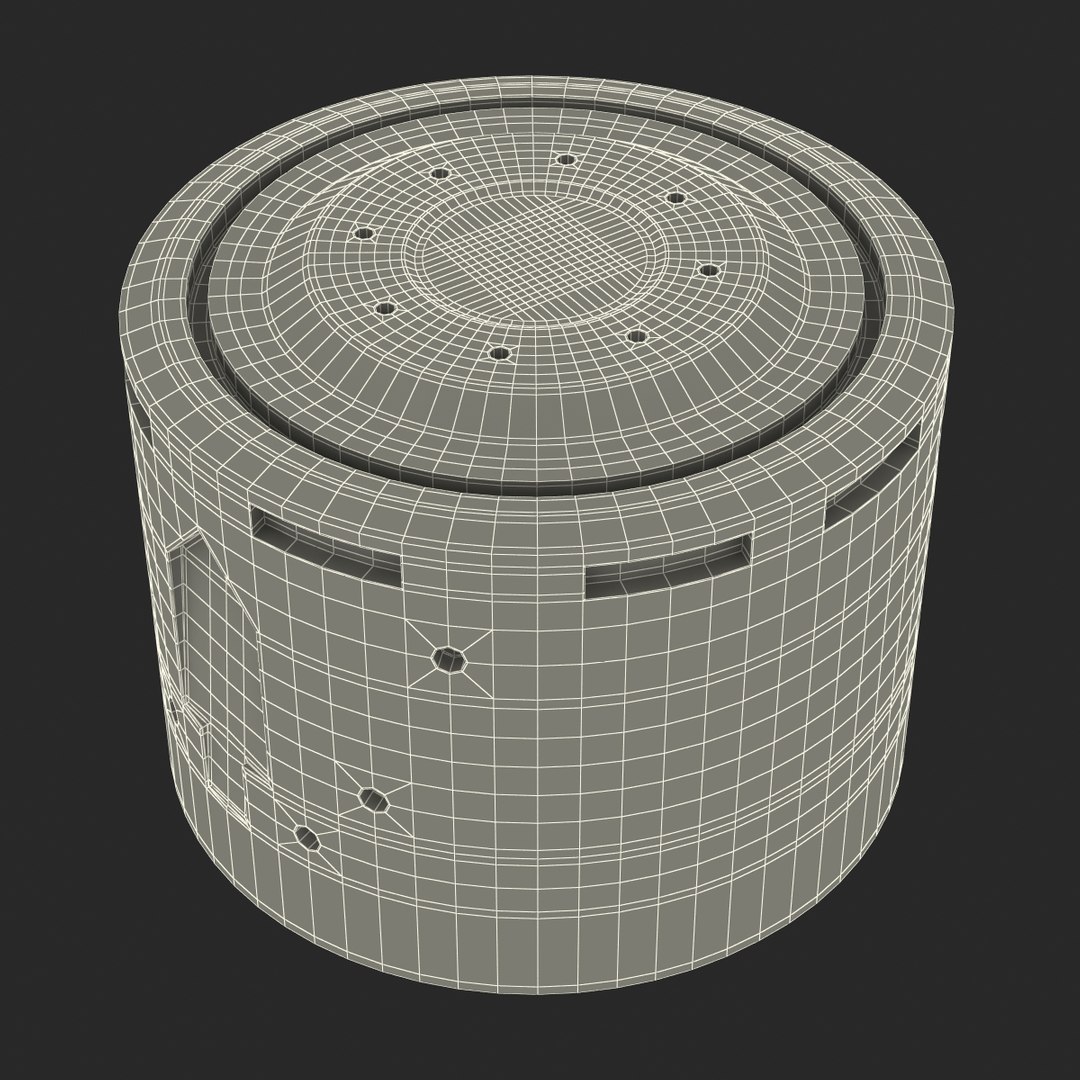 industrial anodized end cap 3d model