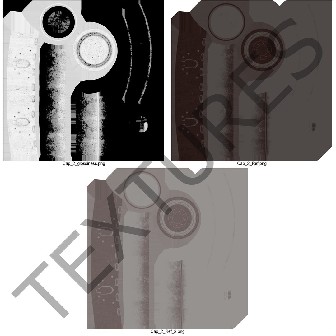 Industrial Anodized End Cap 3d Model