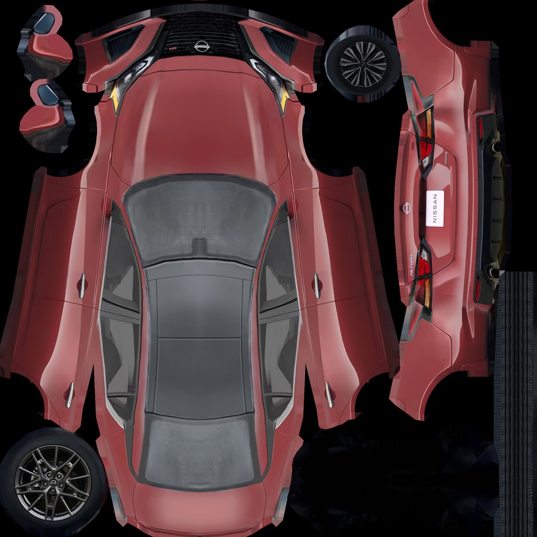 3D Nissan Altima SR 2023 - TurboSquid 2079517