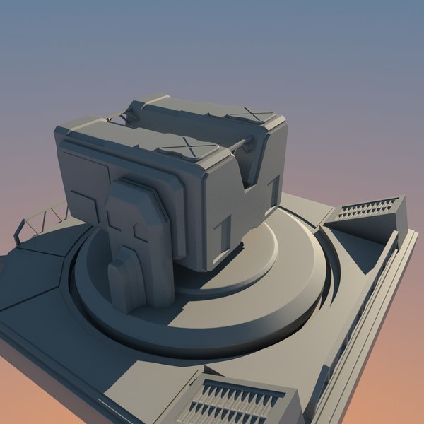 max futuristic missile turret