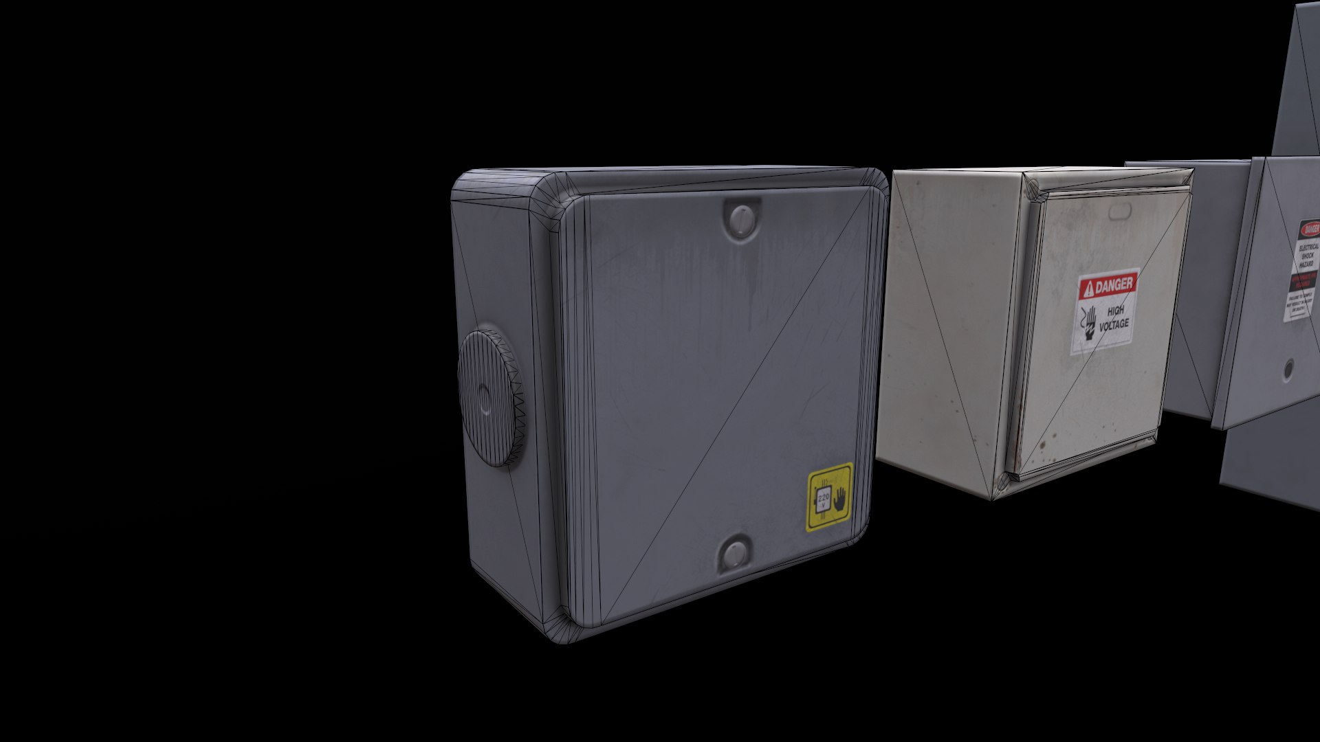 Electrick Boxes 3D Model - TurboSquid 1355202