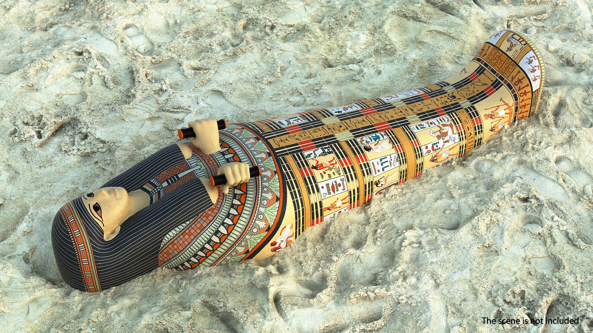 Egyptian Sarcophagus Model - TurboSquid 1445523
