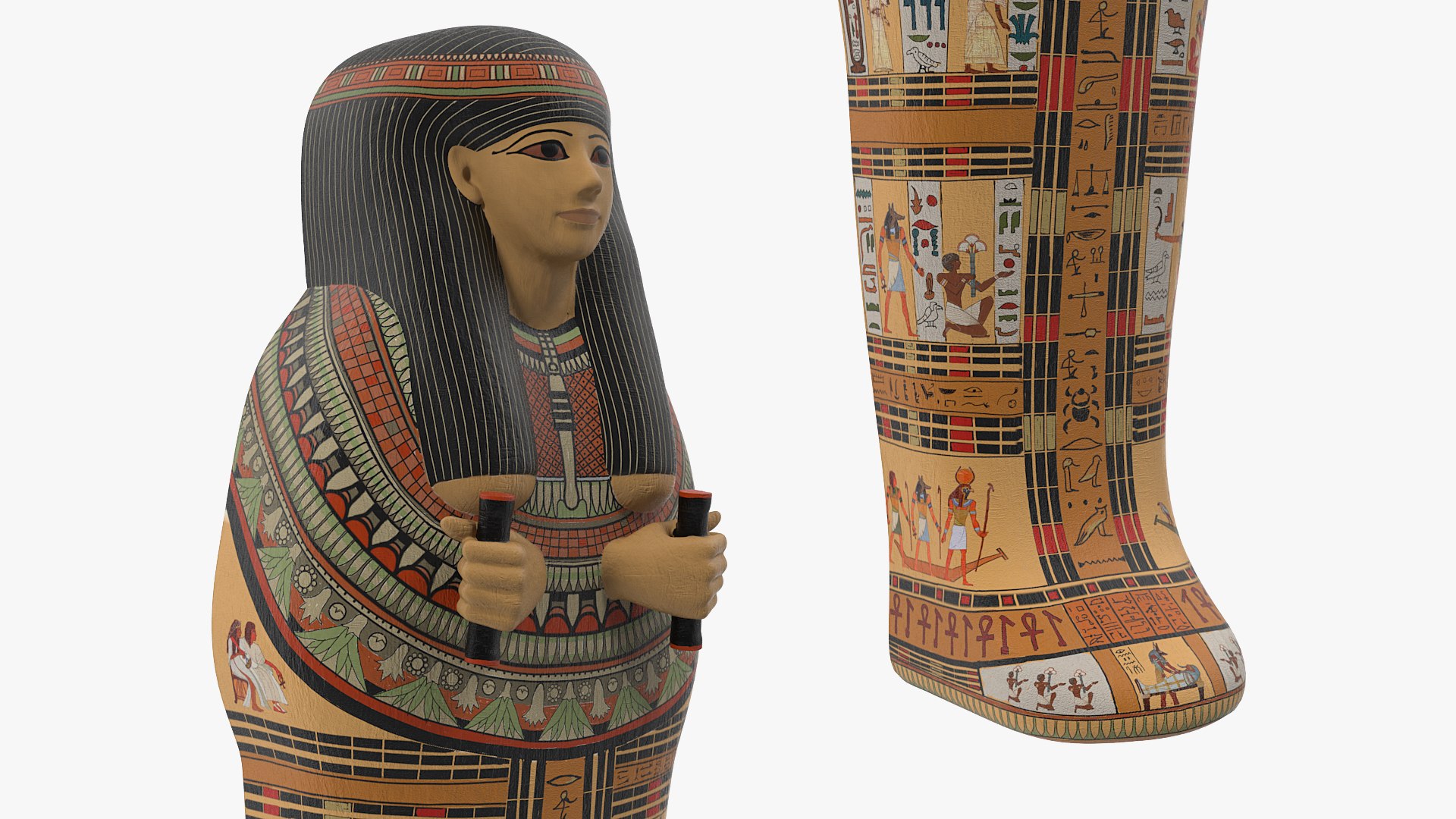 Egyptian Sarcophagus Model - TurboSquid 1445523