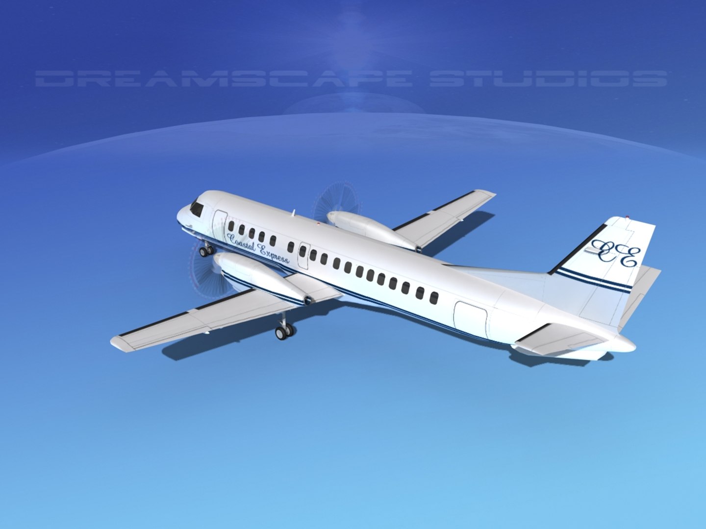 Cockpit Saab 2000 Model - TurboSquid 1203946
