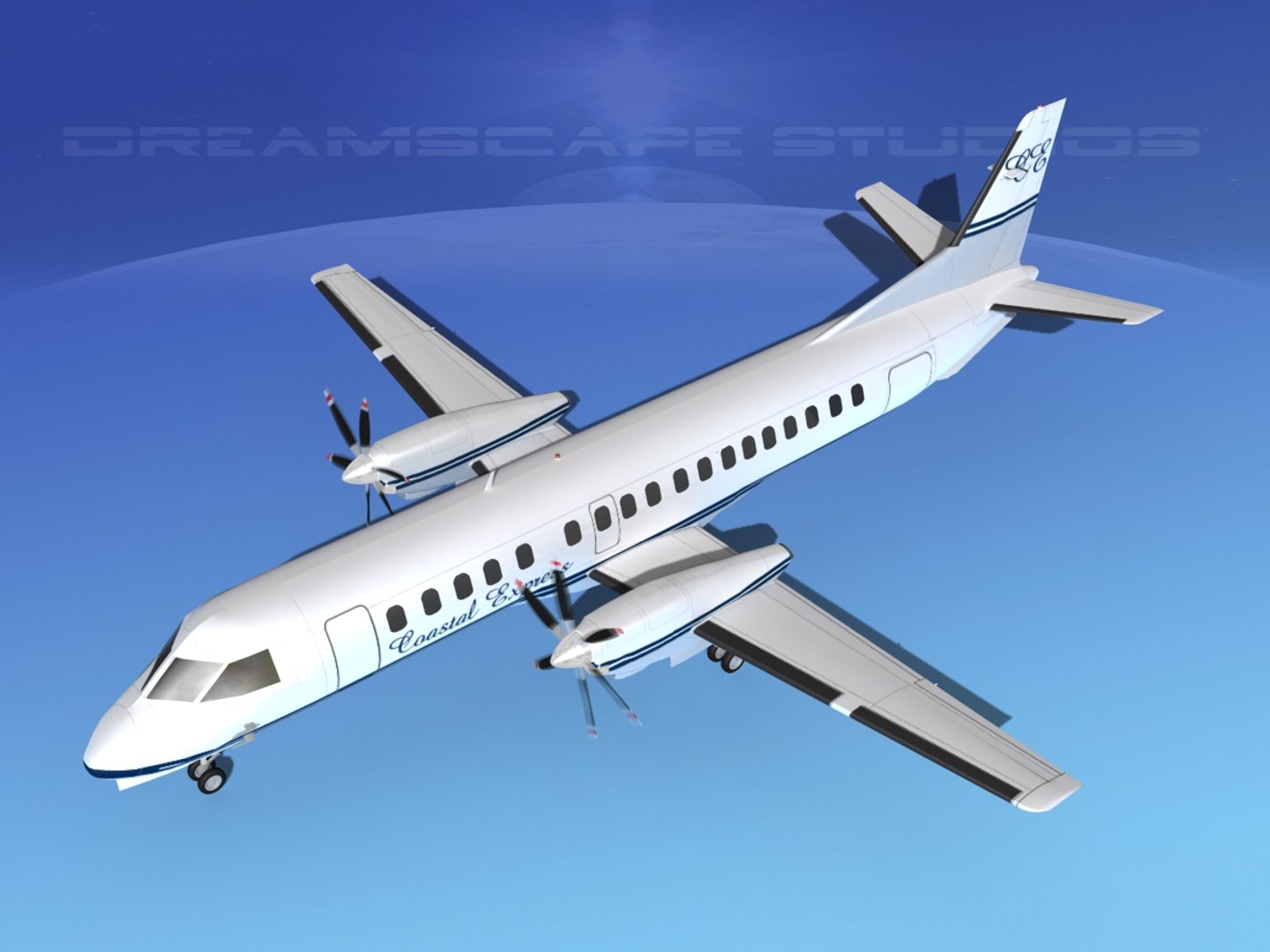 Cockpit Saab 2000 Model - TurboSquid 1203946