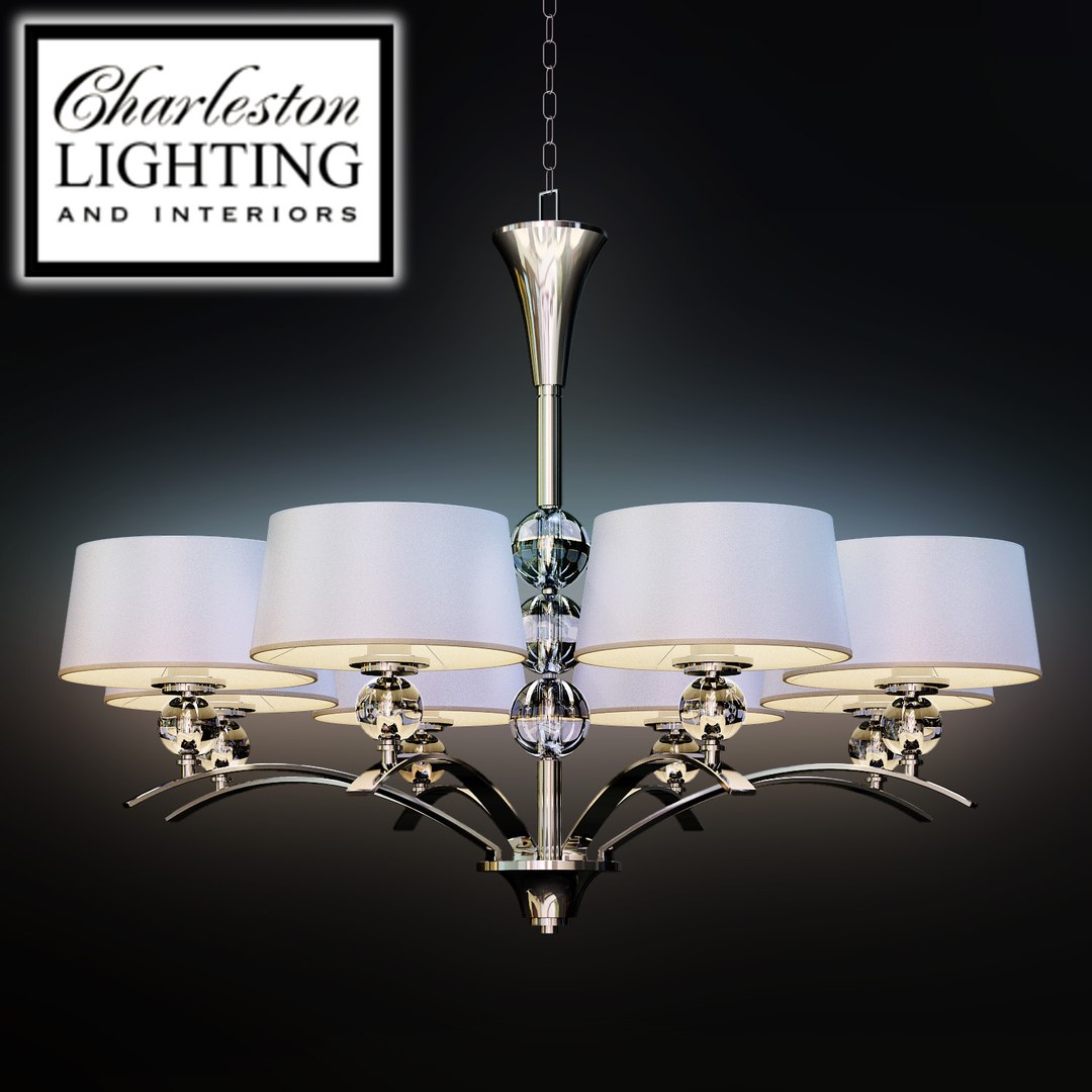 3d charleston lighting interiors chandelier