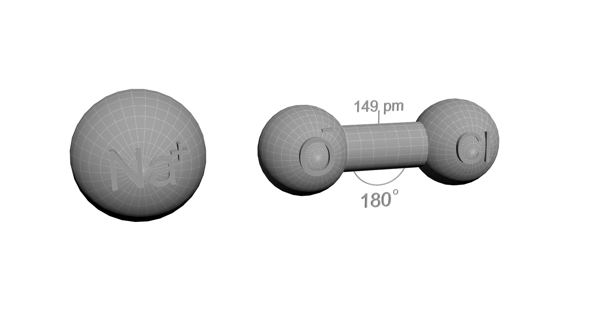 Nahco3 Molecule Sodium Bicarbonate 3D Model - TurboSquid 1422844