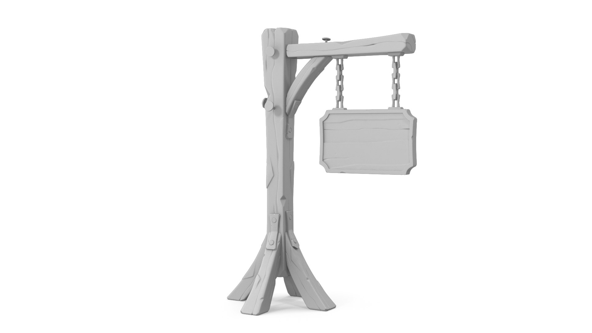 Stylized Medieval Sign 3D Model - TurboSquid 2303307