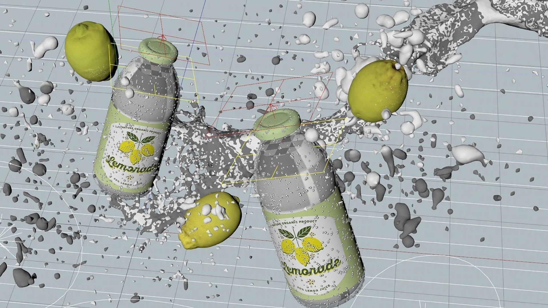 Splash Lemon Animated 3D Model - TurboSquid 1731626