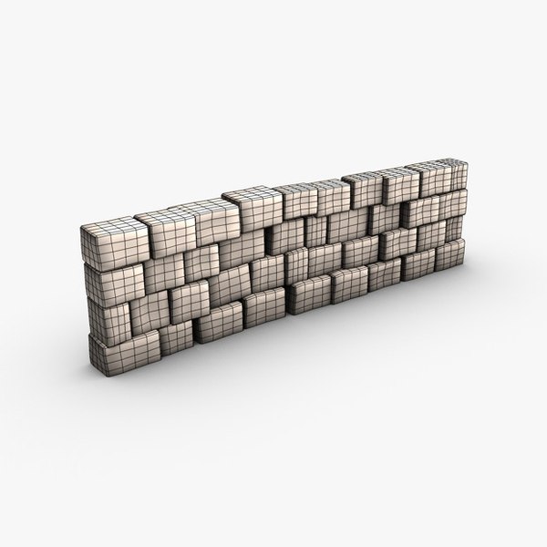 3ds max stone block wall