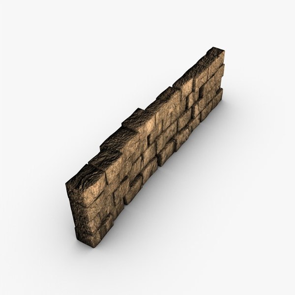 3ds max stone block wall