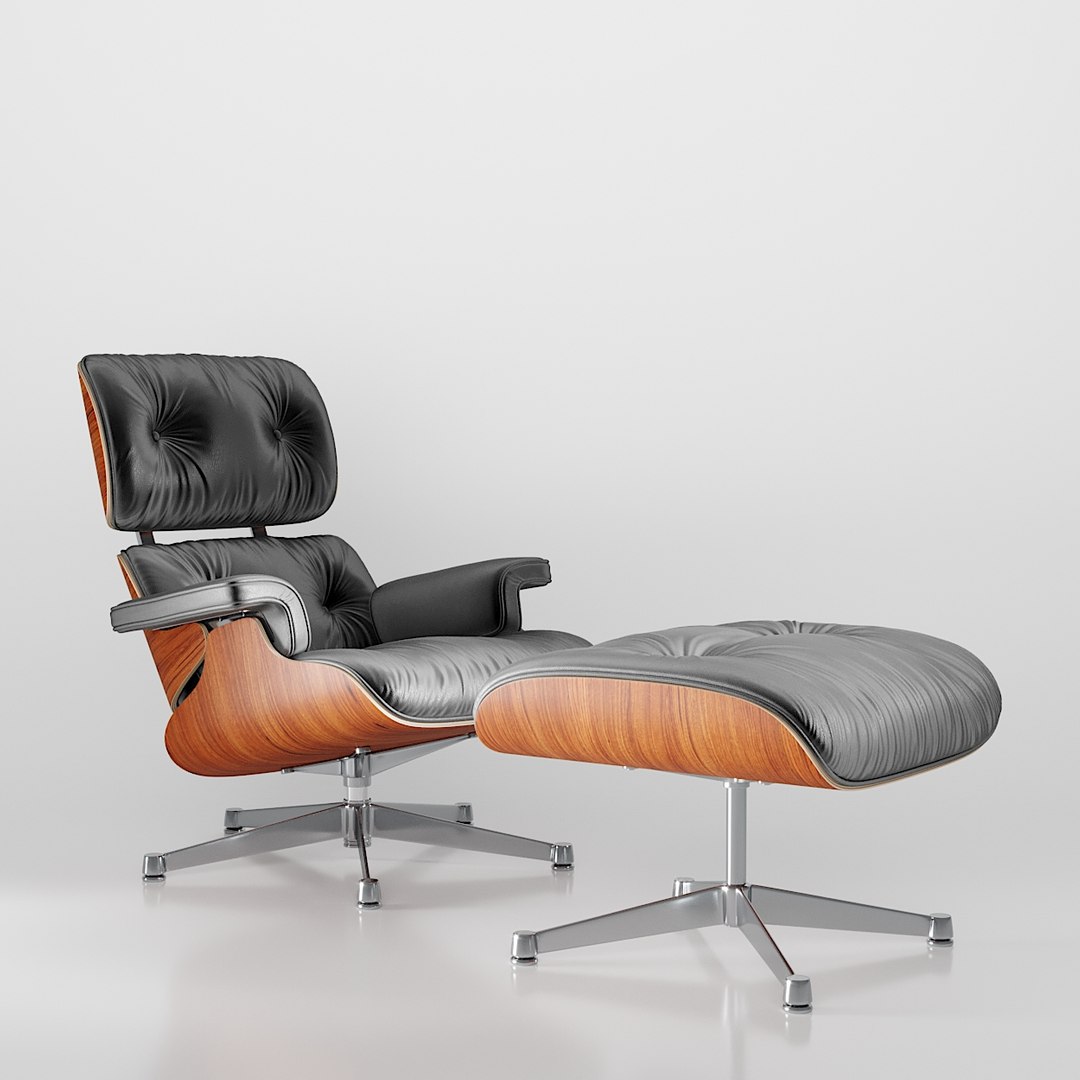 Lounge Chair Charles Eames 3D Model - TurboSquid 1352939