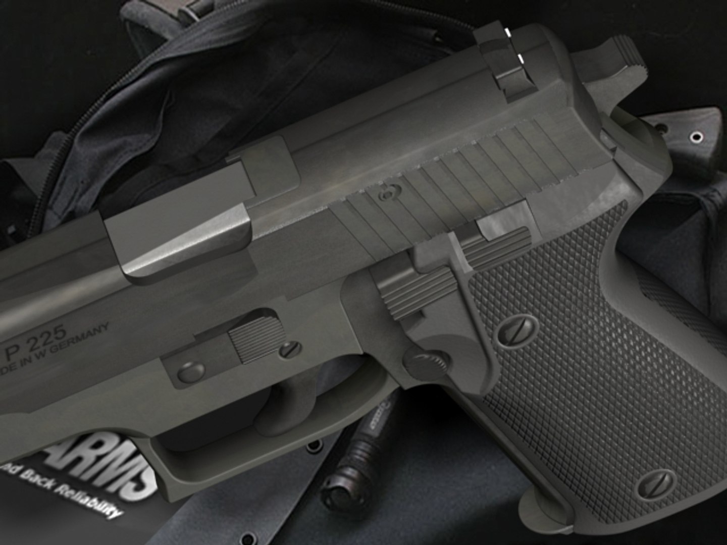 Sig Sauer P225 3d Model