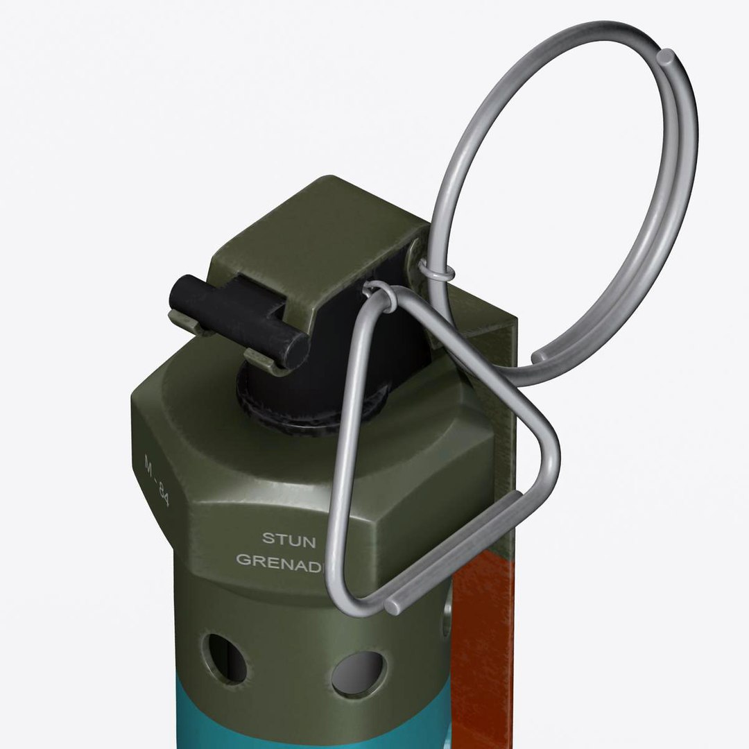 M84 Stun Grenade 3d Model
