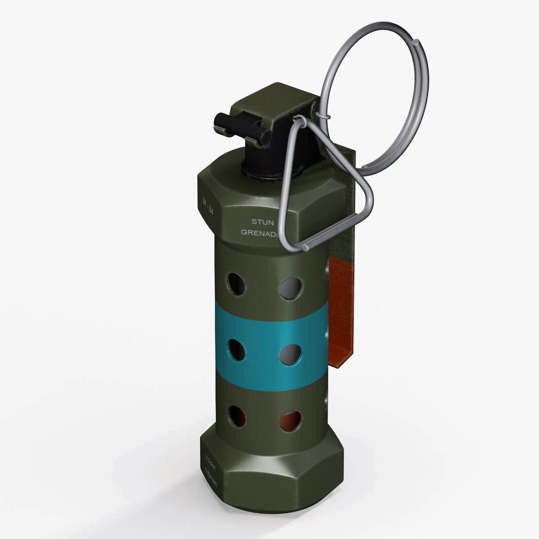 M84 Stun Grenade 3d Model