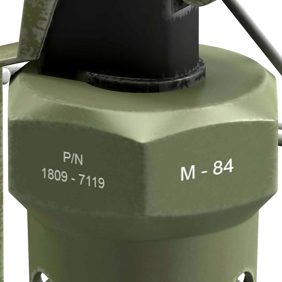 M84 Stun Grenade 3d Model