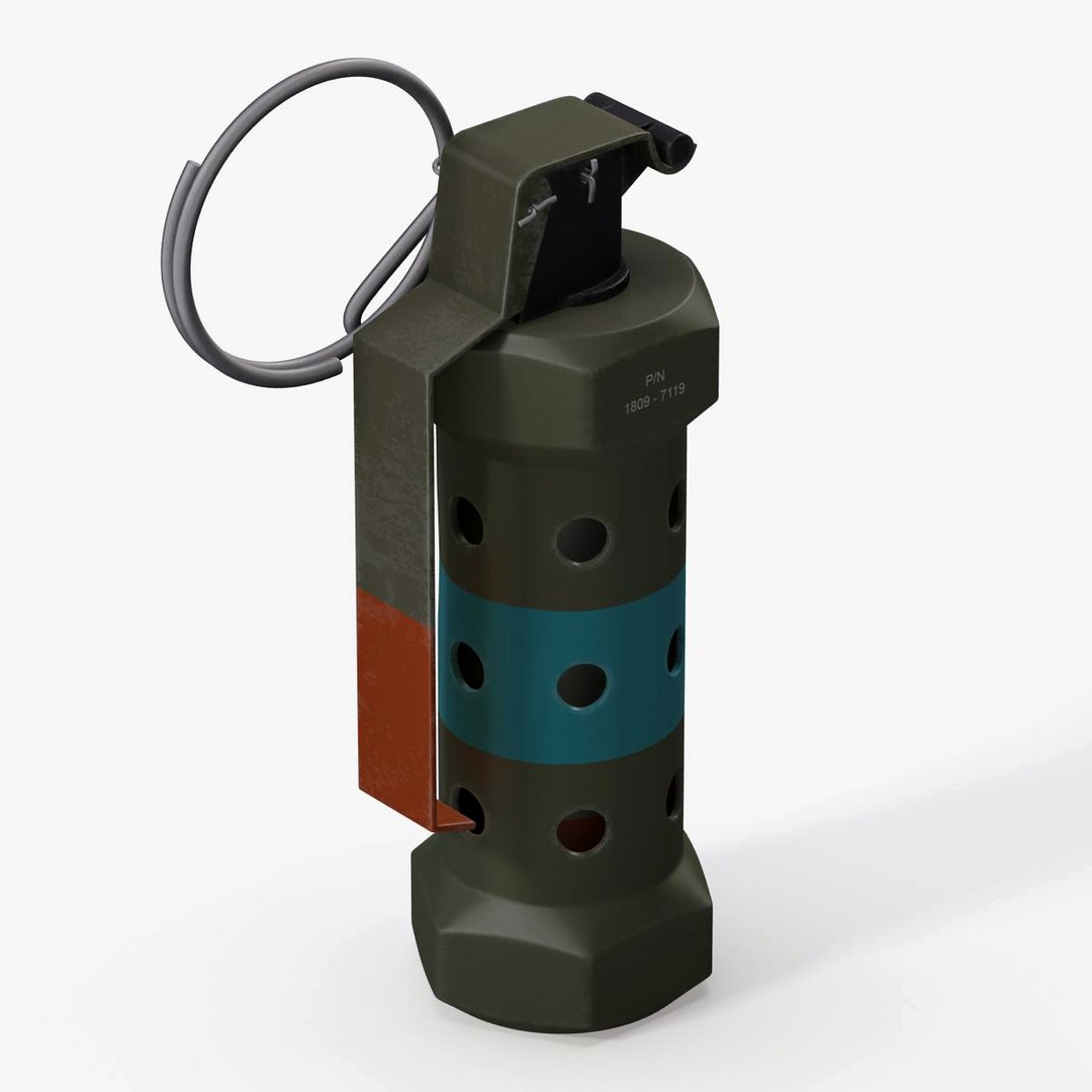 M84 Stun Grenade 3d Model