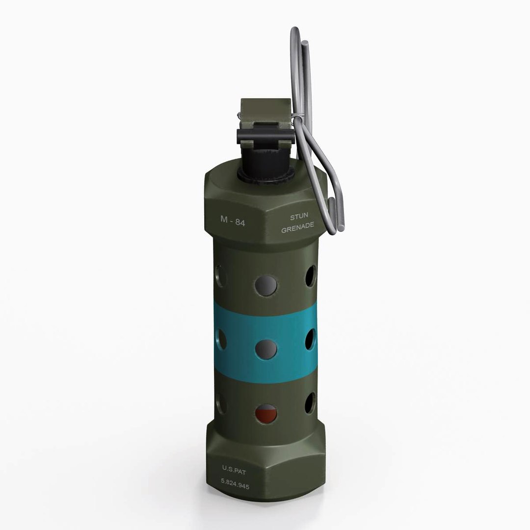 M84 Stun Grenade 3d Model