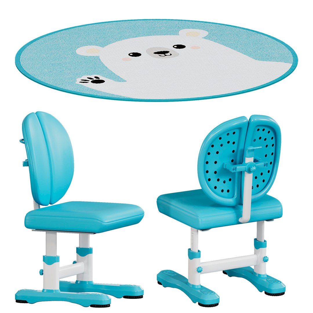 Children Table 3D Model - TurboSquid 2128534