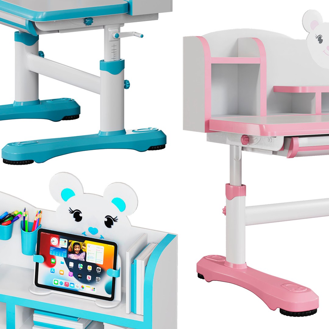 Children Table 3D Model - TurboSquid 2128534