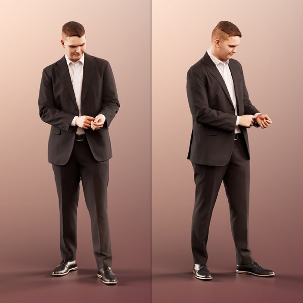 11573 Jeremy - Standing Business Man Modelo 3D - TurboSquid 1705702