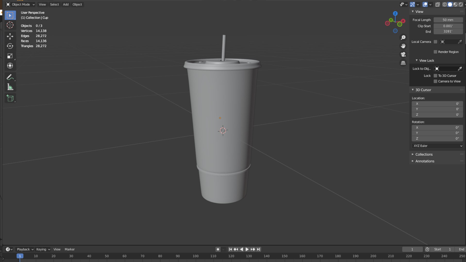 3D model Cup - TurboSquid 1908931